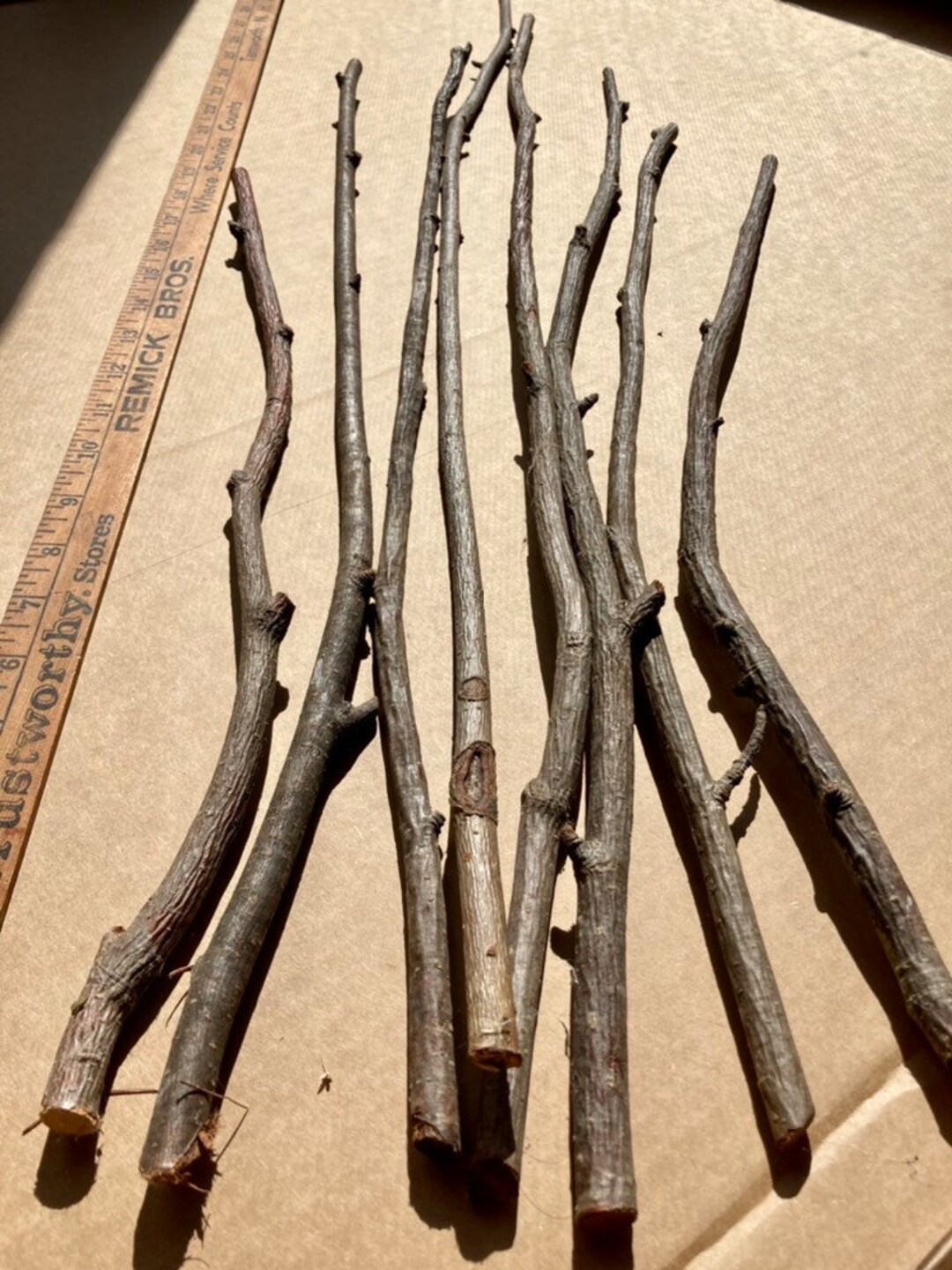 Long Rowan Wood Sticks, Wand Carving Wood - Etsy