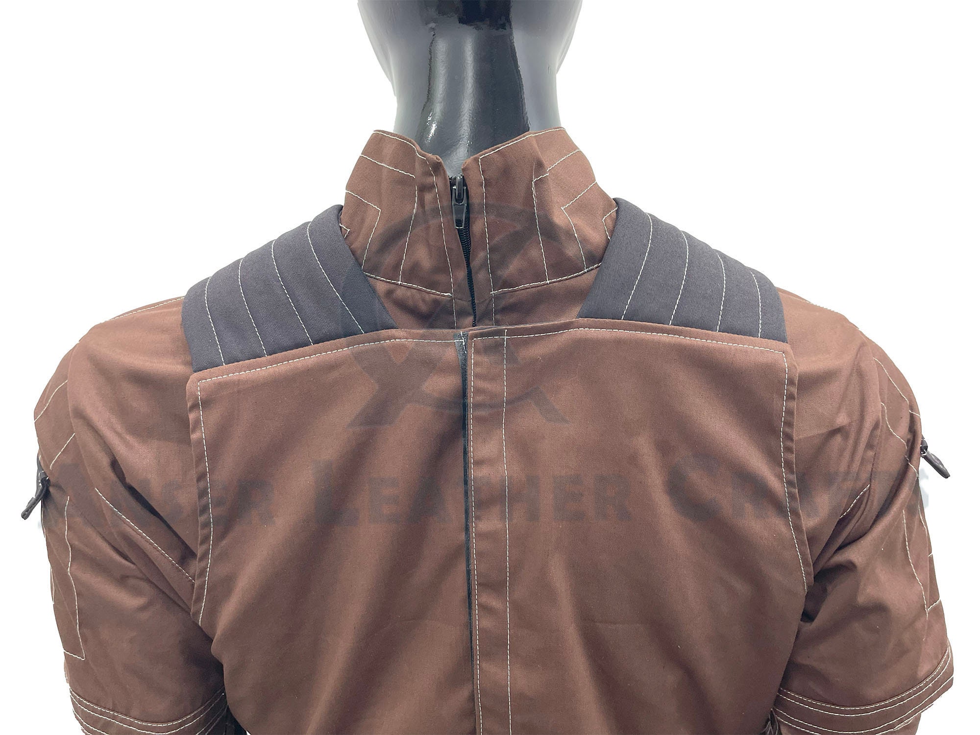 Custom 3 Piece Cosplay Suit Brown Flight Suit and Flak Vest for Bounty ...