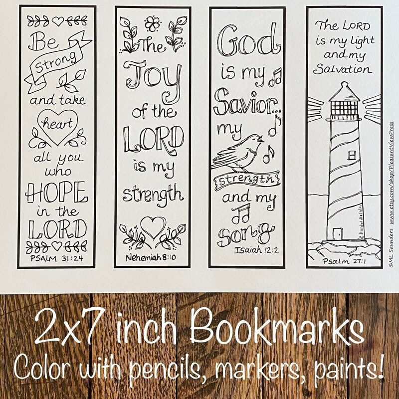 Christian Bookmarks - Etsy