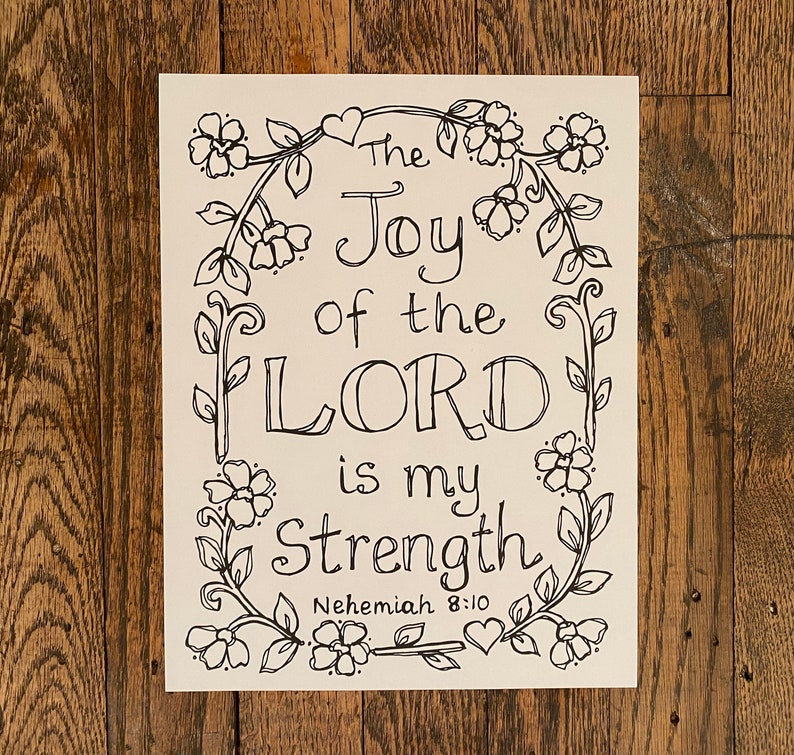 Bible Verse Coloring Page, Christian Greeting Cards & Bookmarks ...