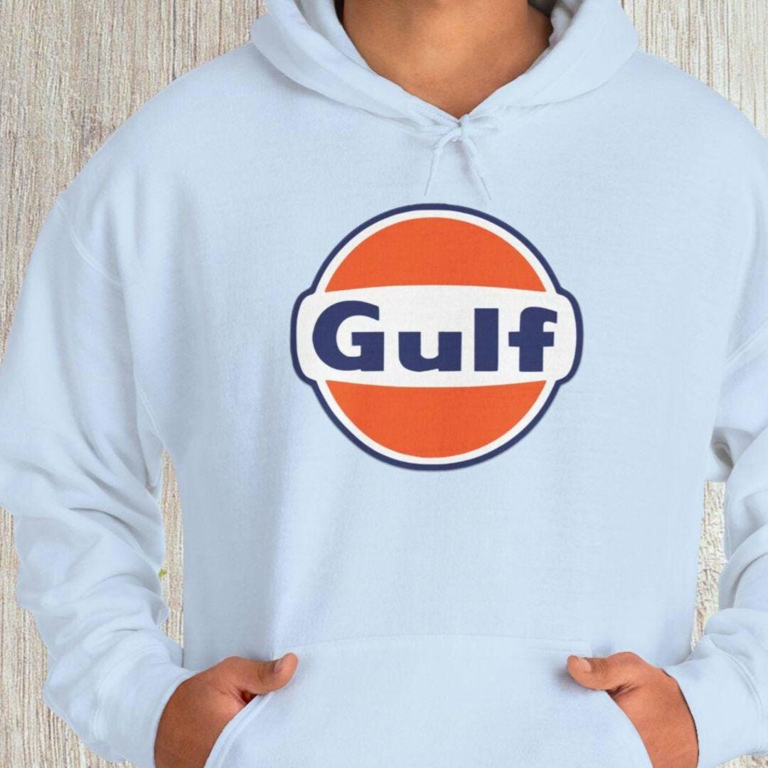 Retro Gulf Oil Racing Logo Hoodie, Vintage Car Enthusiast Sweatshirt - Etsy