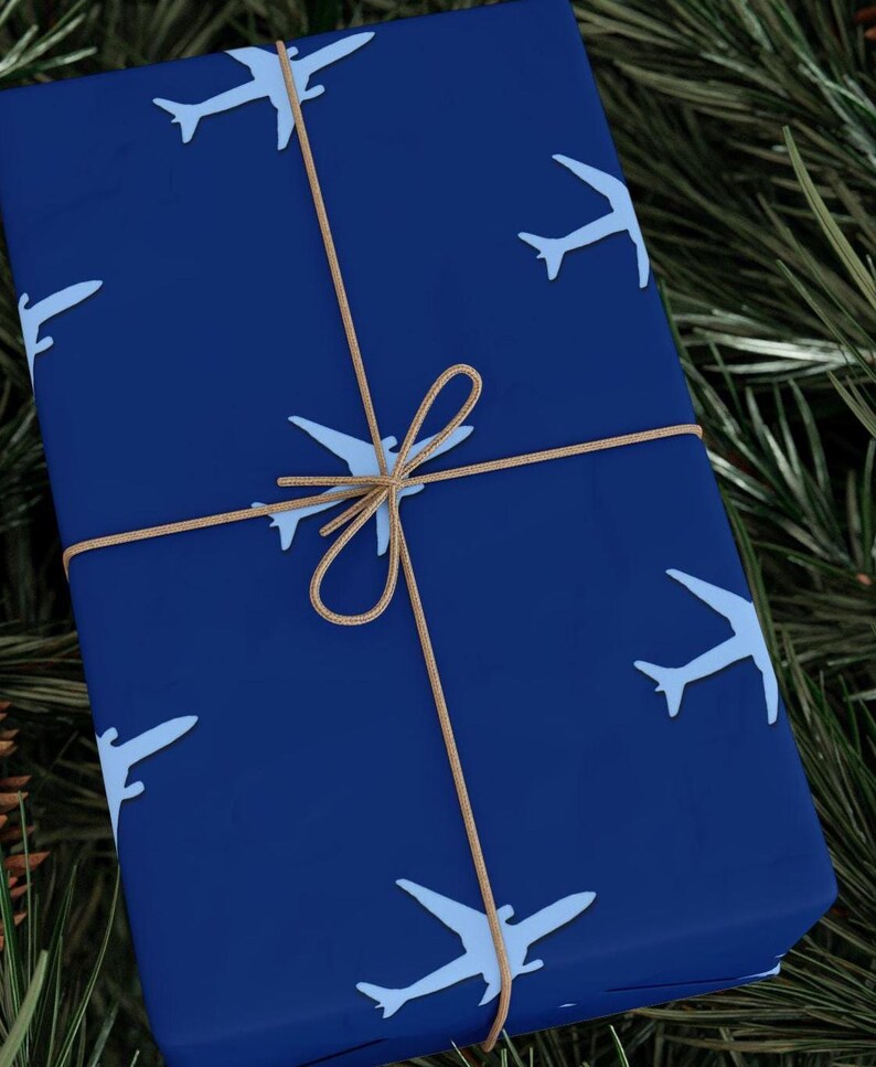 Aviation Wrapping Papers, Airplane Gift Wrap Roll, Pilot Gift - Etsy