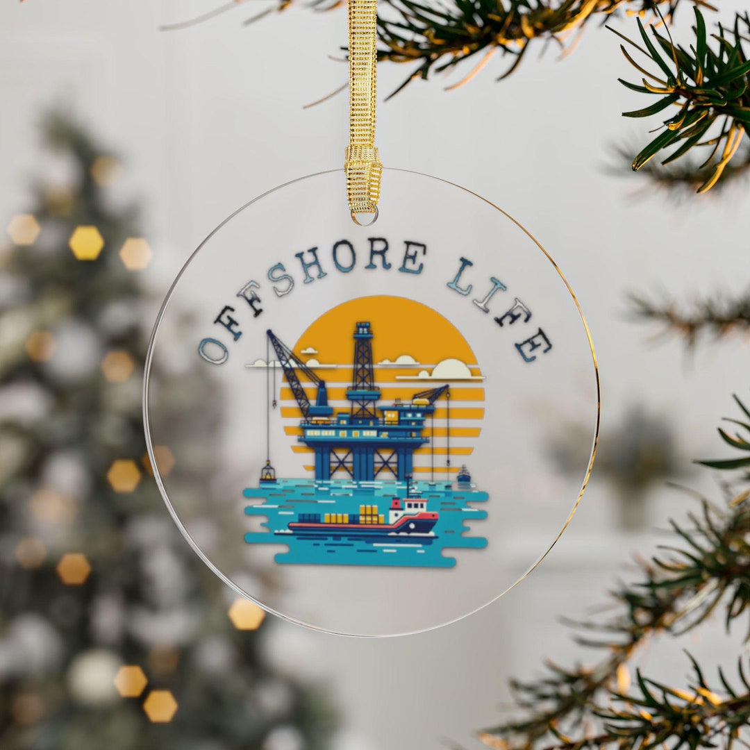 Acrylic Ornaments, Offshore Oil Rig Design 'OFFSHORE LIFE' for Oil ...