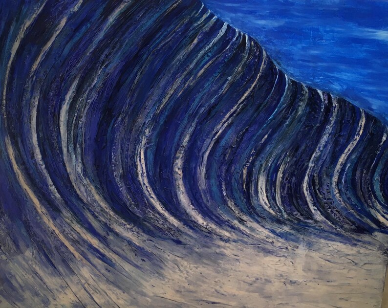 DREAMTIME WAVE, "wave Rock", Australian Outback Art, Abstract Painting ...
