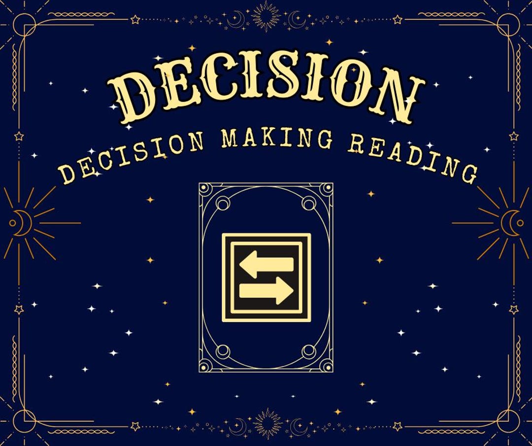 INTUITIVE TAROT READING: Decision Making Guidance - Etsy