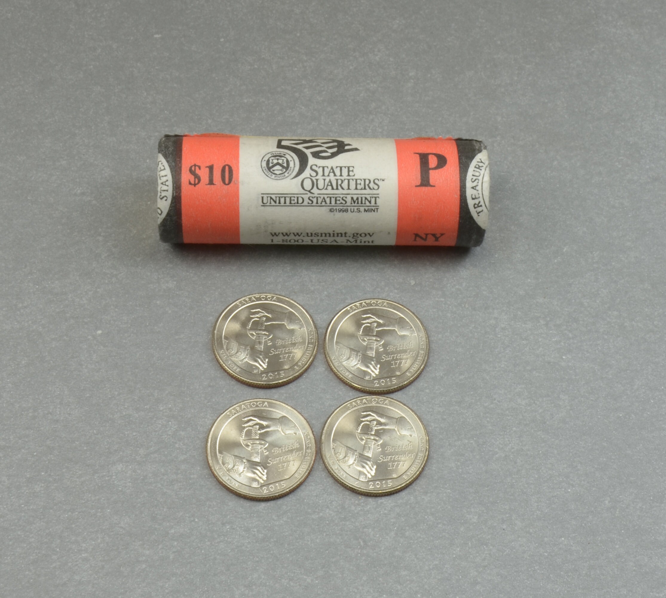 Saratoga National Historical Park Quarter 2015.british Surrender 1977 ...