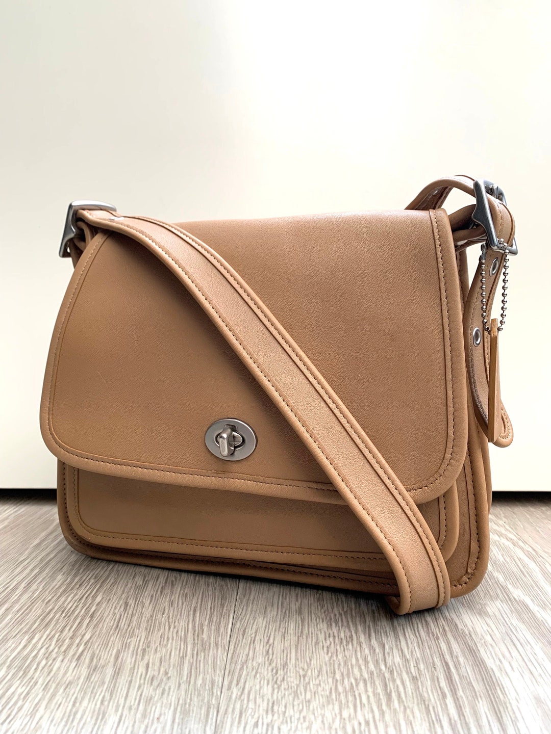COACH Vintage Rambler’s Legacy Crossbody or Shoulder Bag in Camel ...