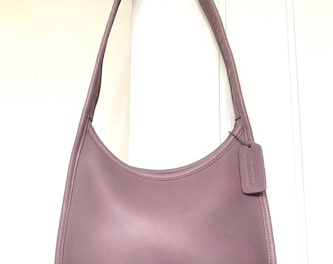COACH Vintage Mini Ergo Leather Shoulder Bag in RARE Lavender With ...