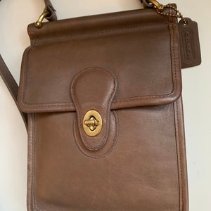 COACH Vintage Murphy Crossbody or Shoulder Bag in Taupe Full Grain ...