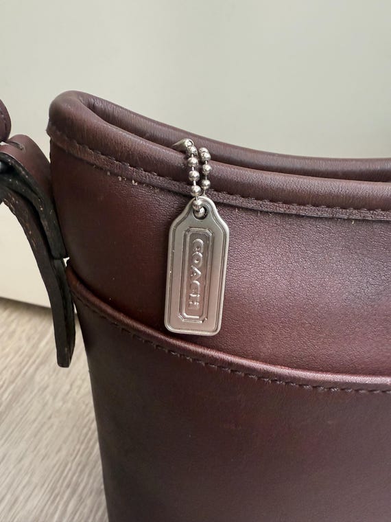 COACH Vintage Mambo Crossbody Bag in Mahogony Leather… - Gem
