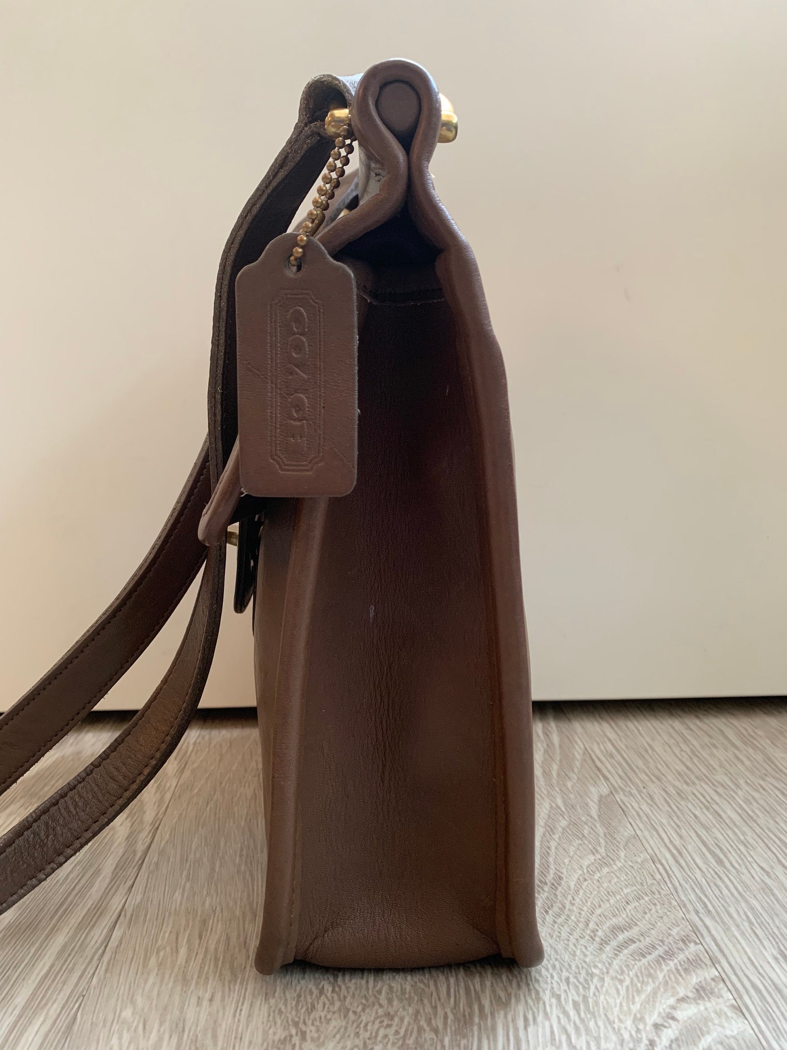 COACH Vintage Murphy Crossbody or Shoulder Bag in Taupe Full Grain ...