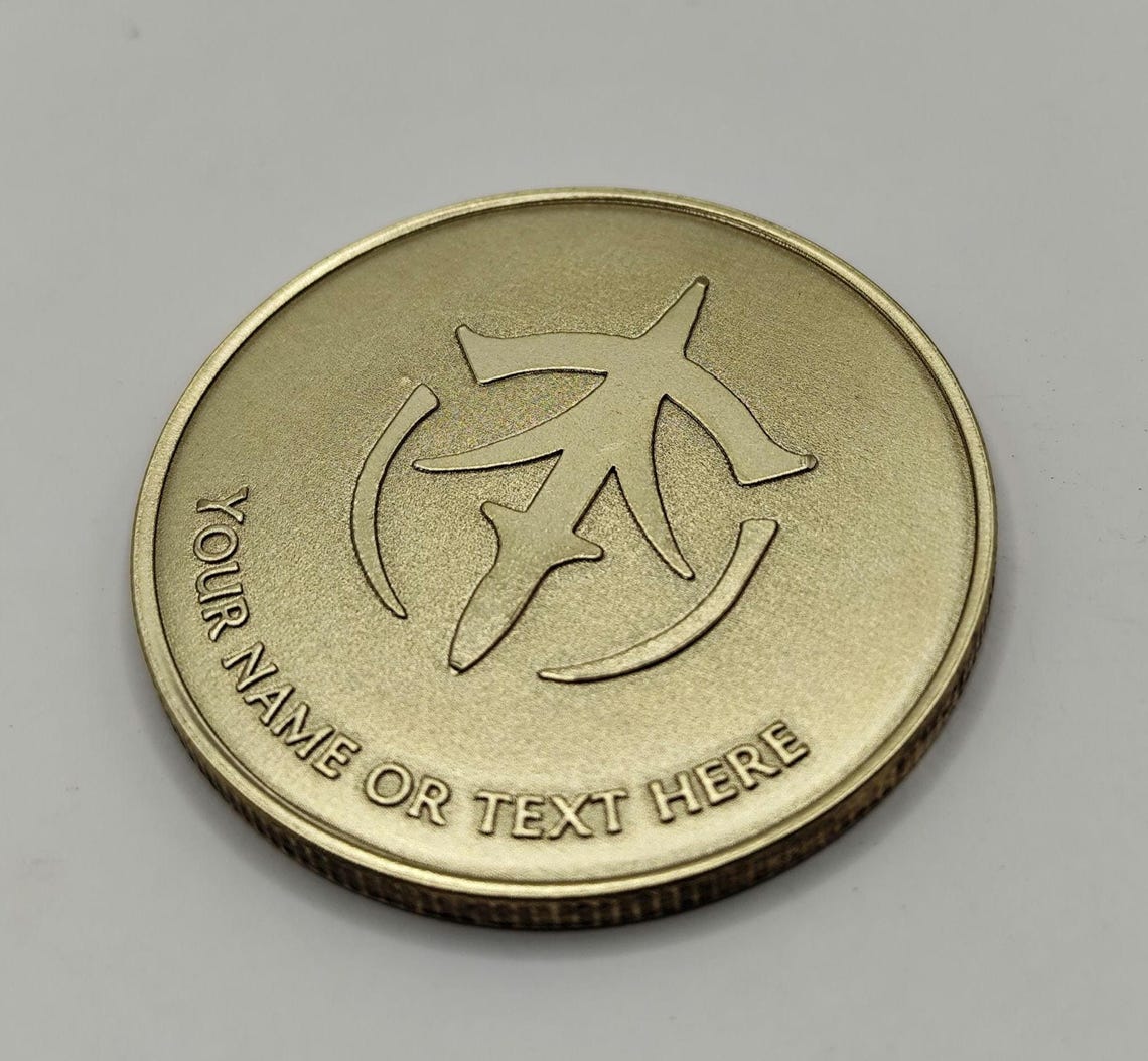 Personalized Path of Exile 2 Logo Brass Coin (NEW DESIGN) - Etsy