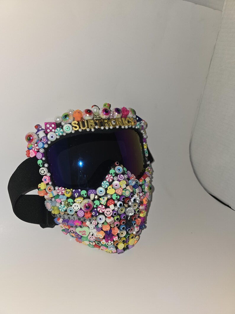 Full Face Subtronics Themed Mask - Etsy