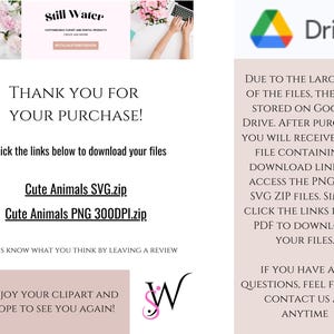 50 Cute Animals Clipart Bundle | PNG & SVG Files | High-quality 300 DPI ...
