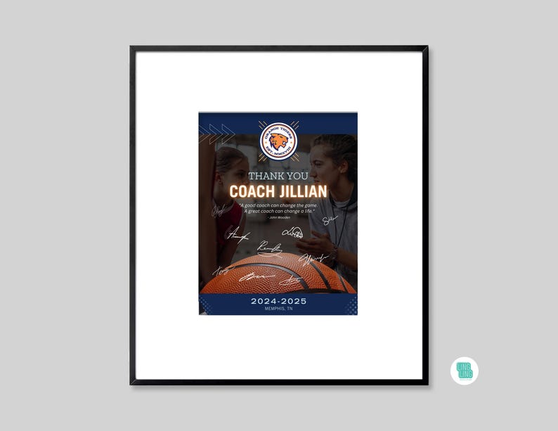 Customized Thank-you Poster for Sports Coach - Etsy