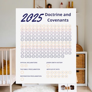 Sticker Chart | LDS Doctrine and Covenants Reading Tracker | Youth and ...