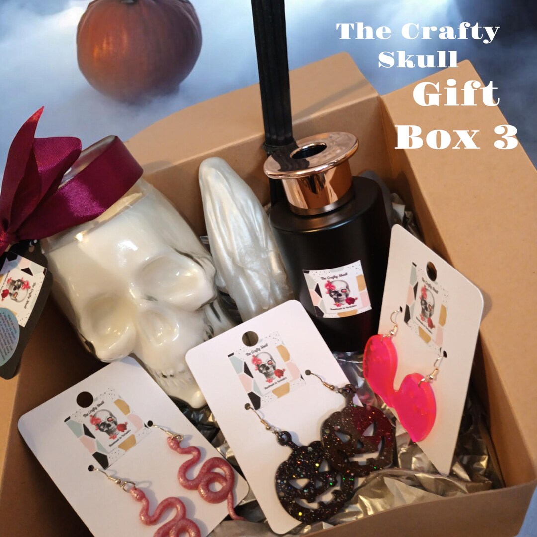 Spooky Gift Box, Gothic Gift Box, Halloween Gift Box, Luxury Handmade ...