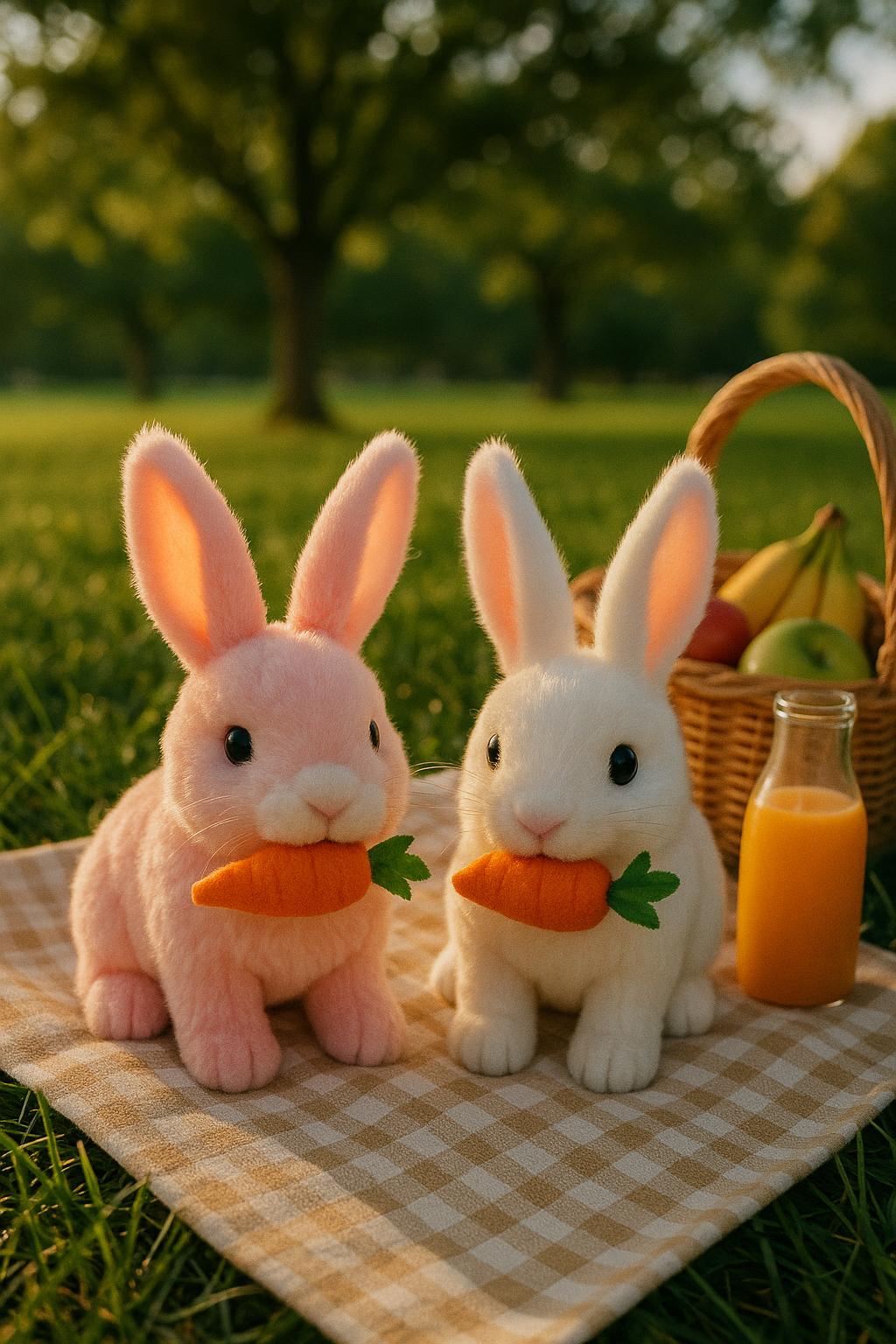 Light-up Ears Plush Bunny Toy: Talking Easter Rabbit With Carrot - Etsy