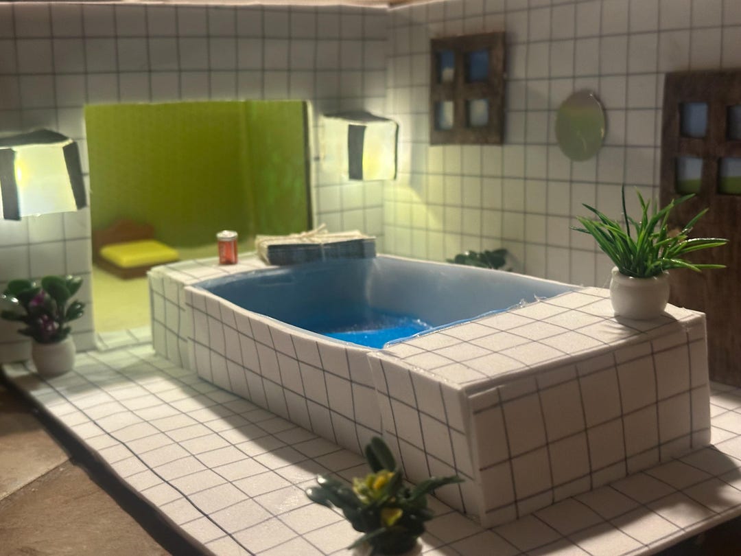 Poolrooms Diorama Liminal - Etsy