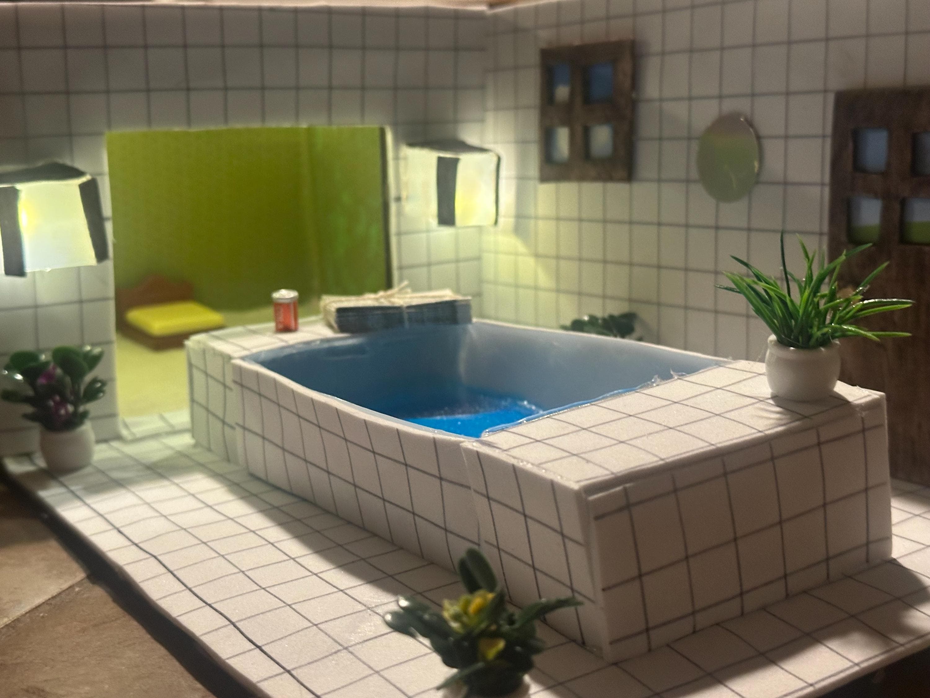 Poolrooms Diorama Liminal - Etsy