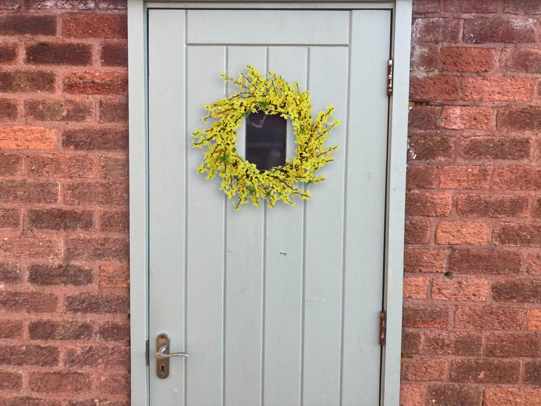 Yellow Bright Flower Wreath - Primrose Garland Wreath Winter Jasmine ...