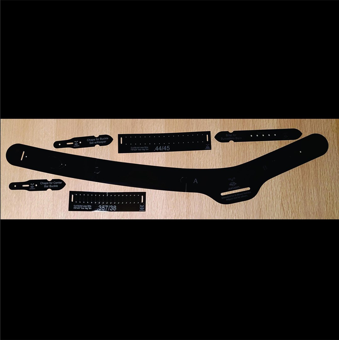 Buscadero Gun Belt Template Making Guide Pattern Design Leather Craft ...