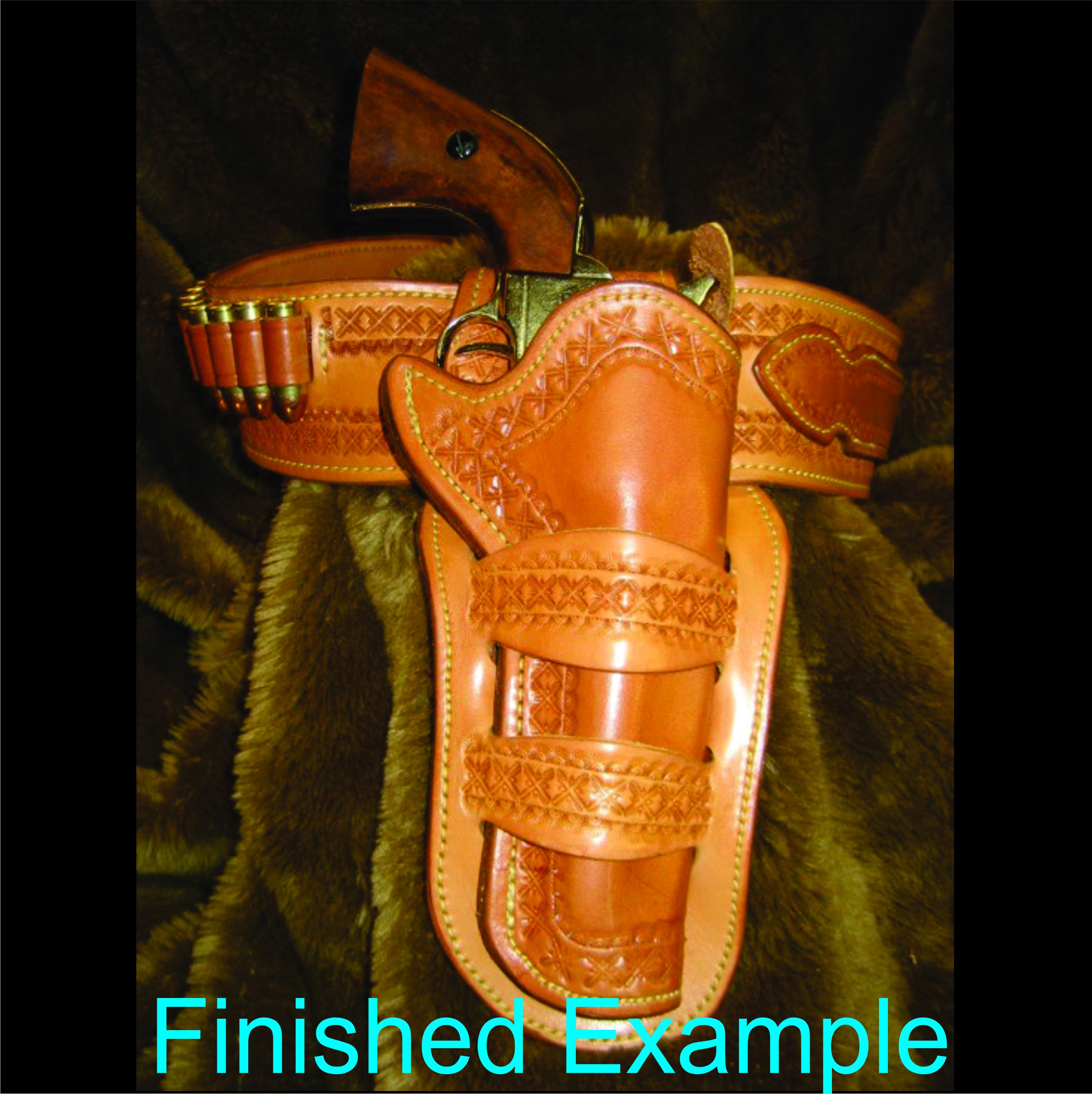 Leather Holster Template Cutting Guide Pattern Making Leather Craft ...