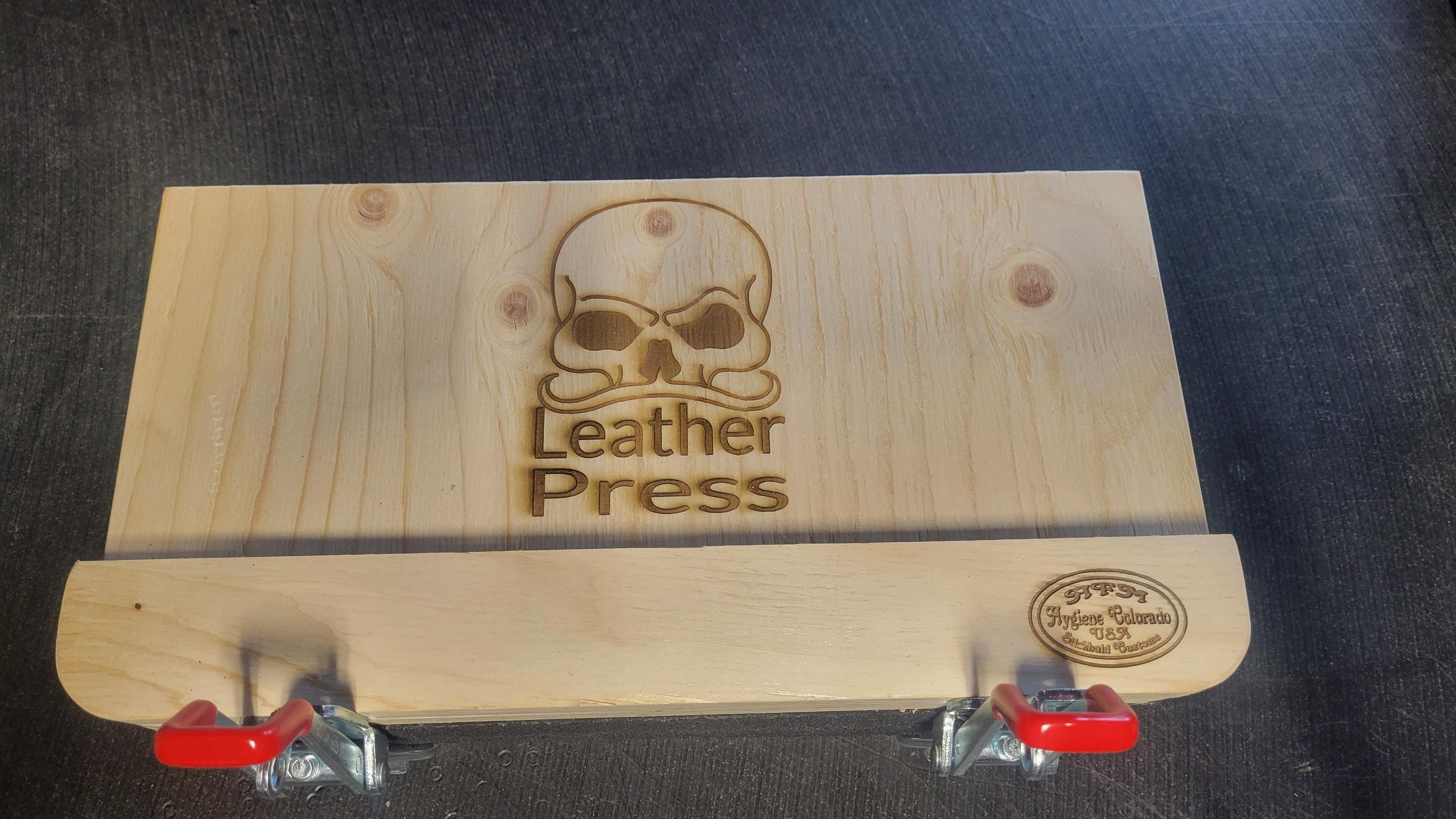 Leather Molding Press Forming Tool Making Station Work Area Craft Setup ...