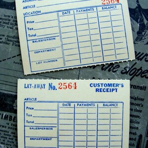 6 Vintage Large Layaway Tags for Junk Journals Altered Books - Etsy
