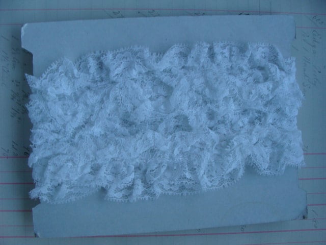 Darling Bolt of Vintage Ruffled Lace Yardage 5 1/2 yards | Etsy