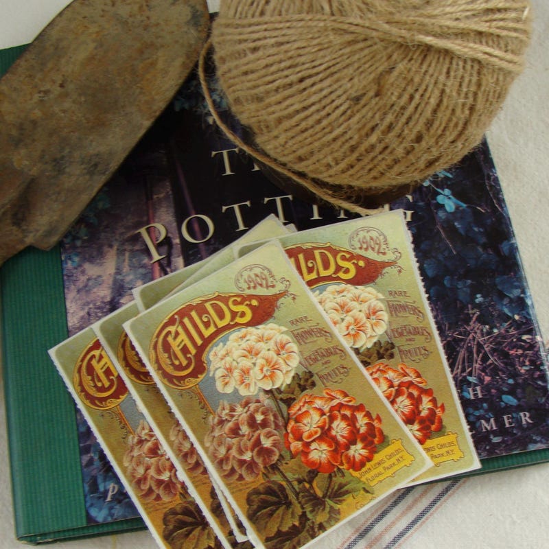 Seed Packet Stickers - Etsy