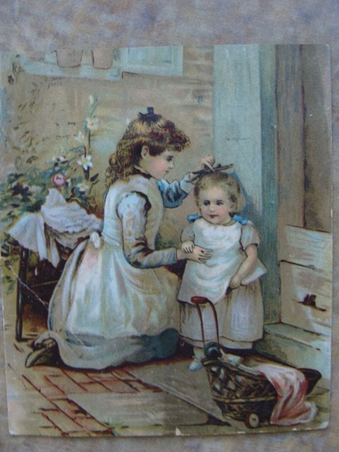 Darling Large 1892 Mclaughlin's Lithograph Trade Card - Etsy