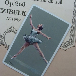 Antique Ballerina Ballet Dancer Very French Ballet Trade Playing Cards ...