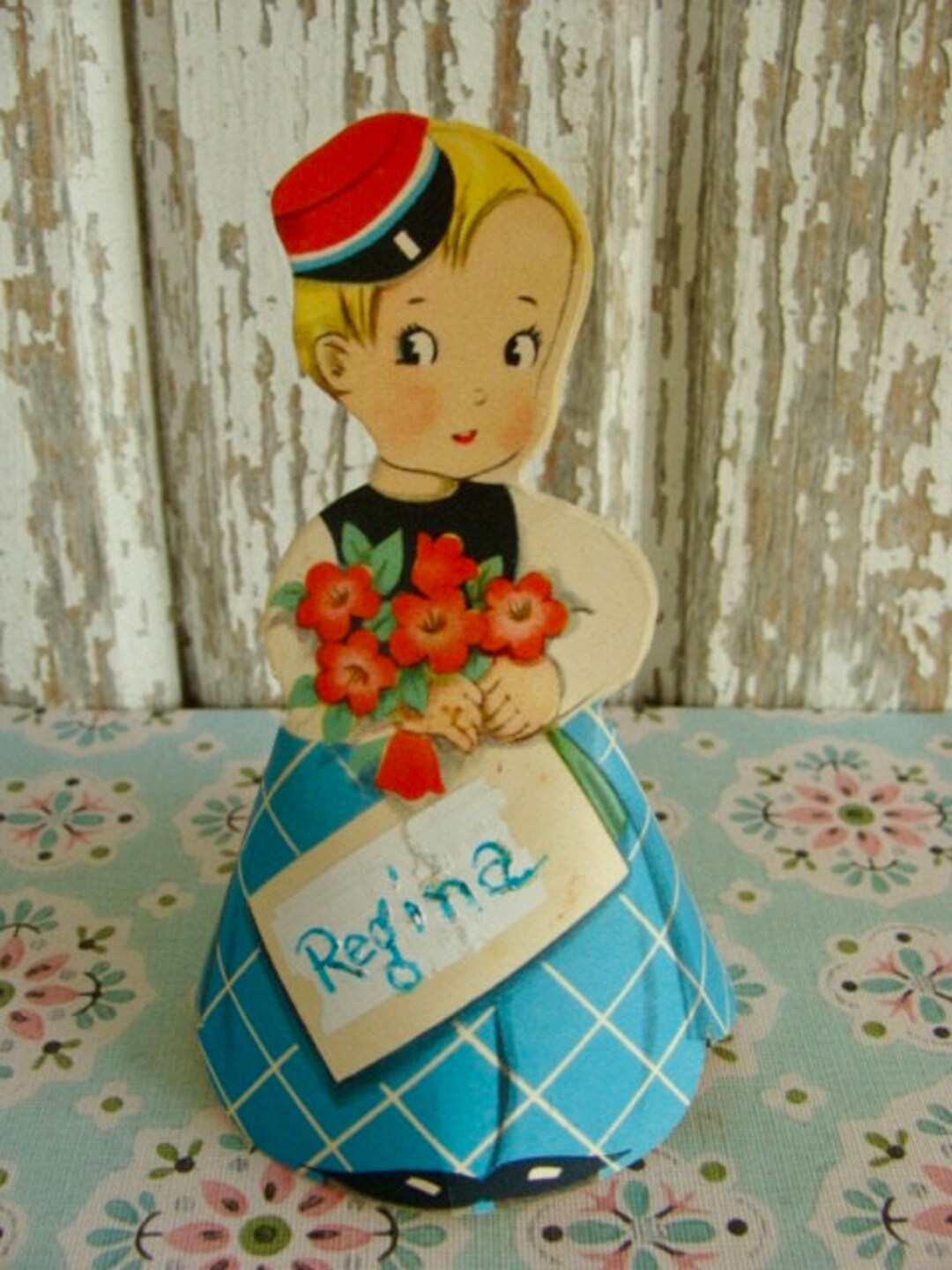 Antique Bell Hop 1930s Adorable Original Die Cut Antique Place Card or ...