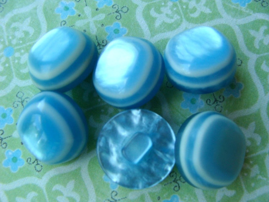 Vintage Beautiful Buttons Pearly Blues Set Buttons Lot - Etsy