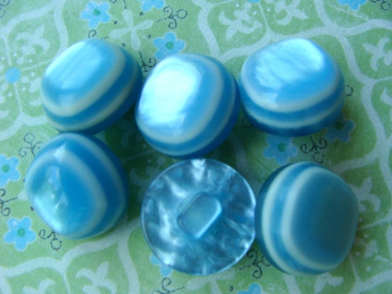 Vintage Beautiful Buttons Pearly Blues Set Buttons Lot - Etsy