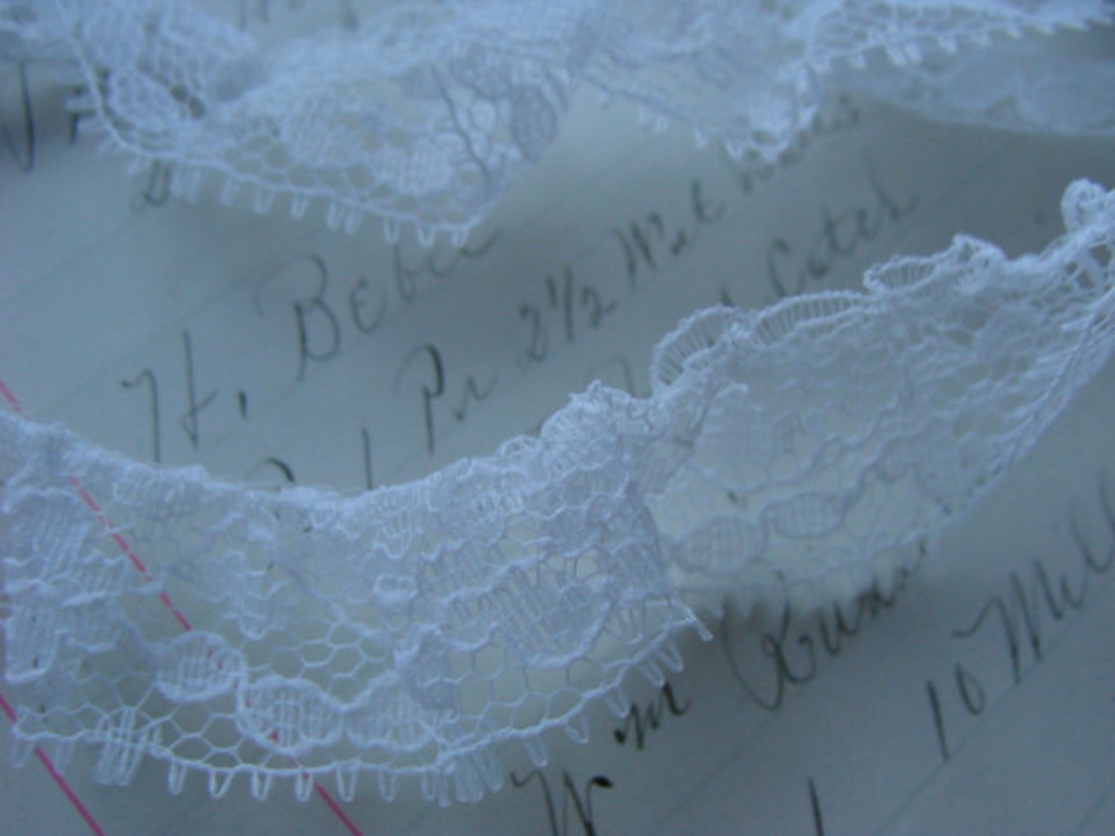 Darling Bolt of Vintage Ruffled Lace Yardage 5 1/2 Yards - Etsy