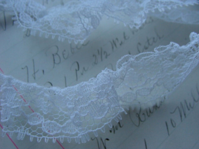 Darling Bolt of Vintage Ruffled Lace Yardage 5 1/2 yards | Etsy