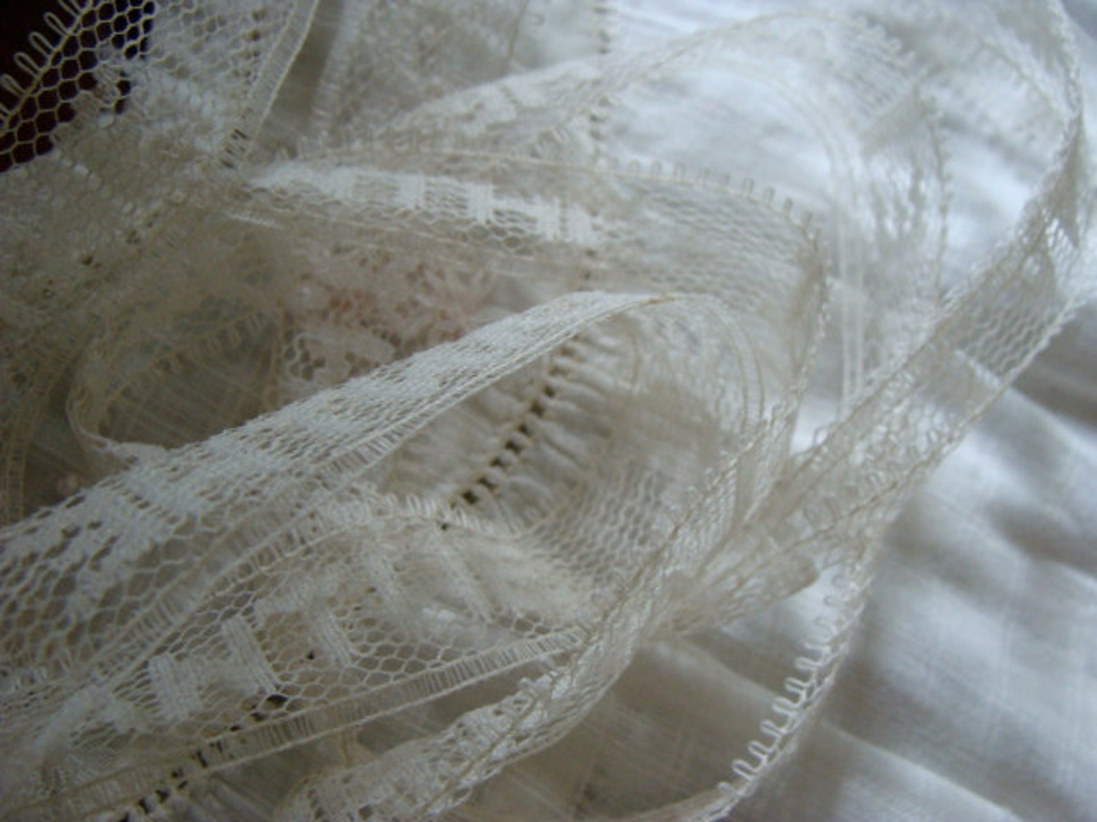 Stunning and Rare Ivory Netted De Lanthe Lace Lot Yardage - Etsy