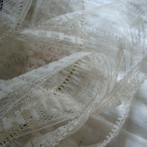 Stunning and Rare Ivory Netted De Lanthe Lace Lot Yardage - Etsy