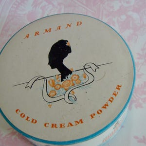 Rare Vintage Original Art Deco Victorian Face Powder Very Rare ...