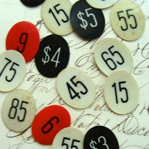 Dozen Antique Cash Register Grocer Key Price Numbers - Etsy