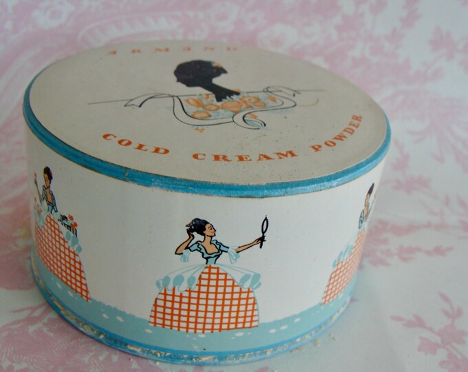 Rare Vintage Original Art Deco Victorian Face Powder Very Rare ...