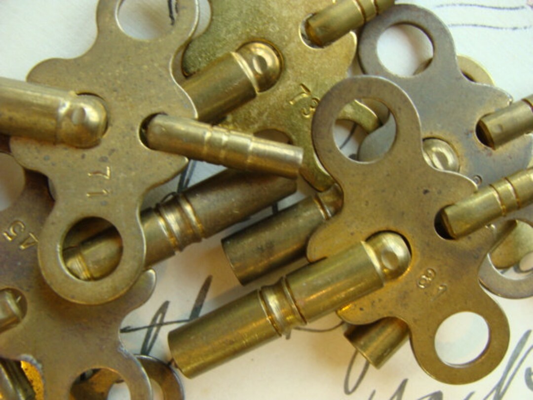 One Gorgeous Victorian Antique Numbered Metal Turn Key - Etsy