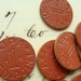 5 WW2 1940s Red Ration Tokens - Etsy