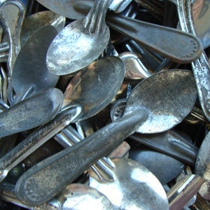 3 Vintage Metal Antique Tin Metal Ice Cream Spoons - Etsy