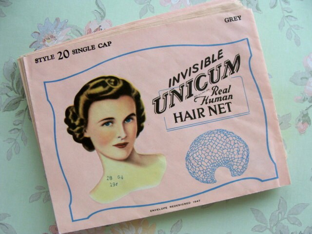 Antique Old /new Hair Net 1950 Mad Men - Etsy