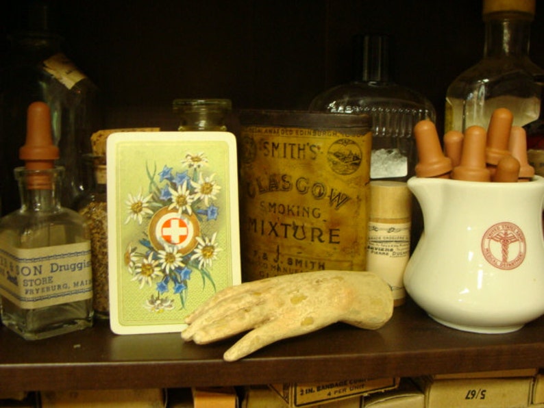 Rare and Gorgeous Antique Medical First Aid French Collector Playing ...