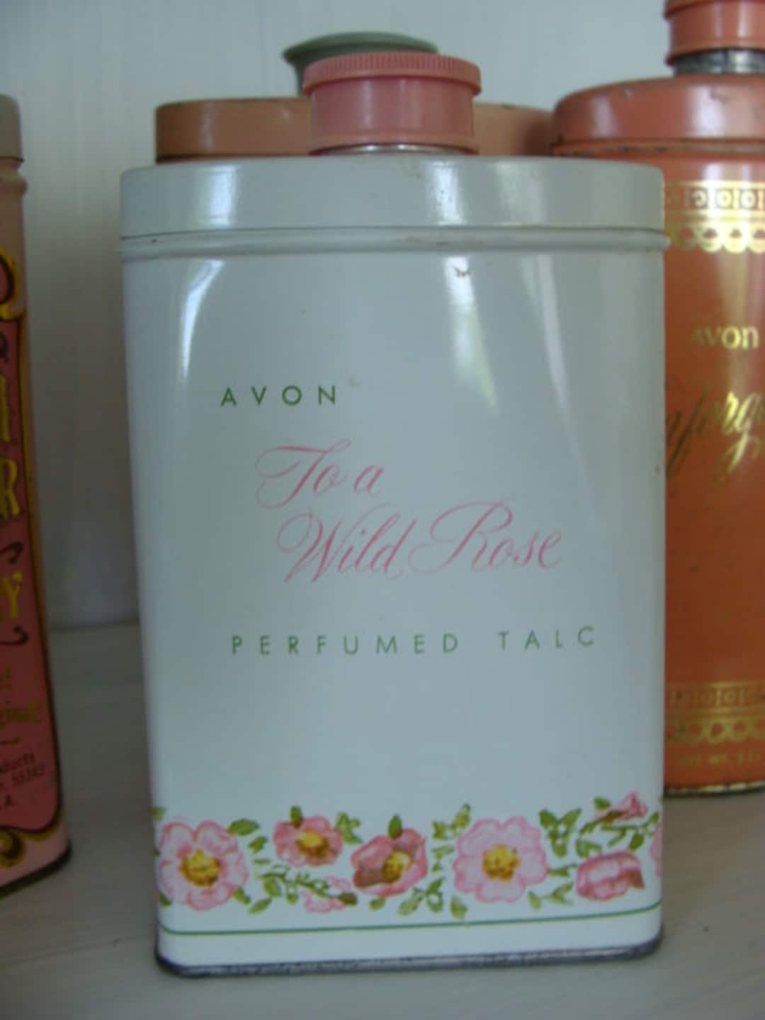 One Gorgeous Perfumed Talc Vintage Talcum Powder Wild Rose - Etsy