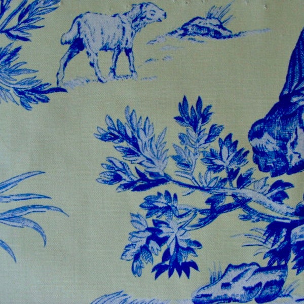 Toile Fabric - Etsy